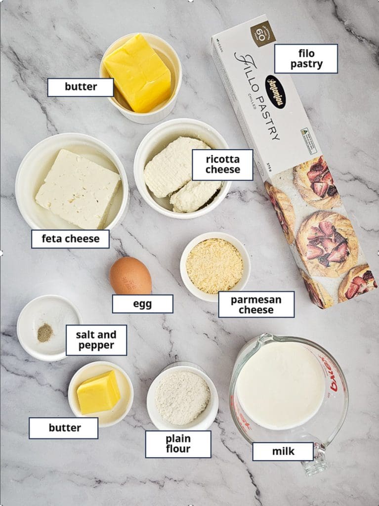 Greek Cheese Triangles (Tiropitakia) - mum's Greek recipes