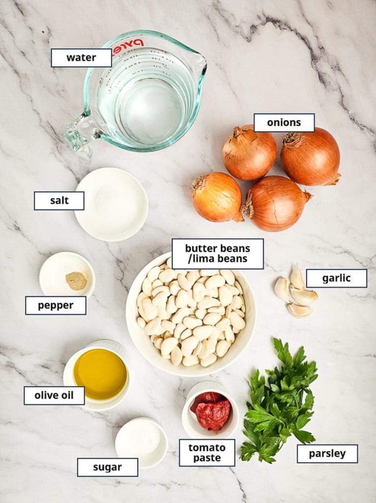 Greek Butter Beans (Gigantes Plaki) - mum's Greek recipes