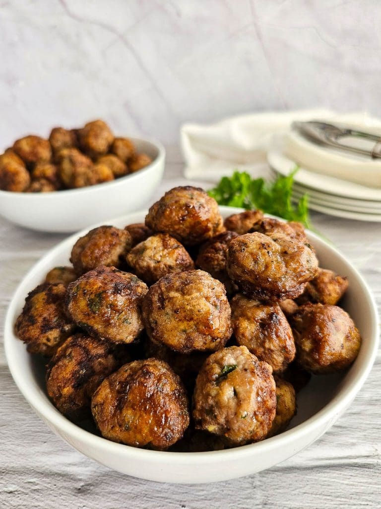 Greek Meatballs (Keftedes) - mum's Greek recipes