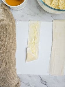 Greek Cheese Triangles (Tiropitakia) - mum's Greek recipes