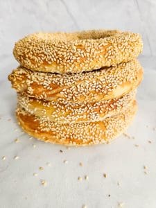 Greek Sesame Bread Rings (Koulouri Thessalonikis) - mum's Greek recipes