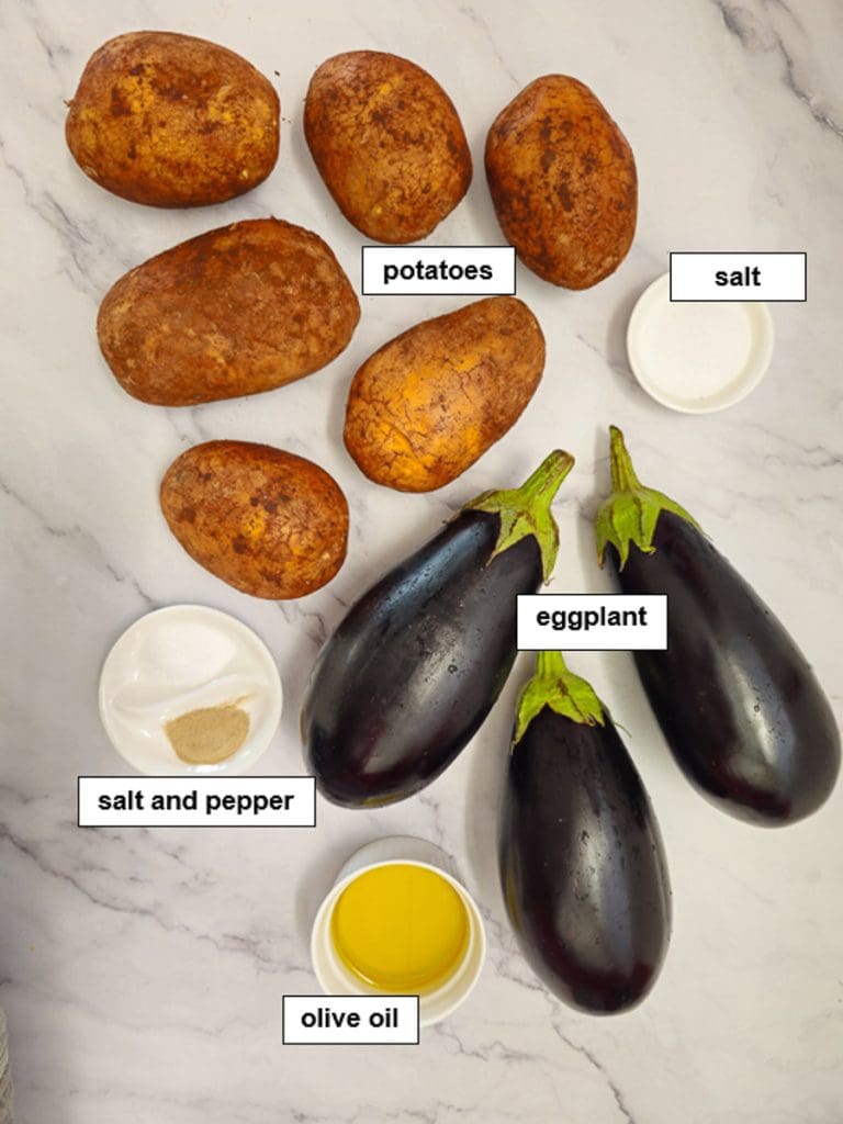 Moussaka (Minced Beef, Eggplant and Potato Bake) - mum's Greek recipes