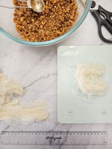 Kataifi (Greek String Pastry Nut Rolls)