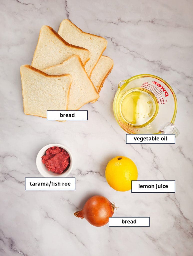 Taramosalata (Greek Fish Roe Dip) - mum's Greek recipes