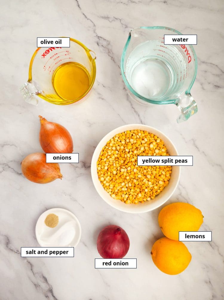 Fava (Yellow Split Pea Puree) - mum's Greek recipes