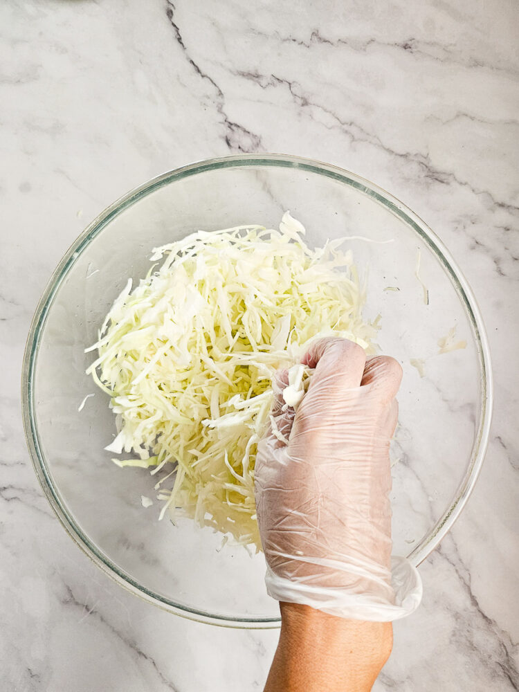 Greek Cabbage Salad (Lahanosalata) - mum's Greek recipes