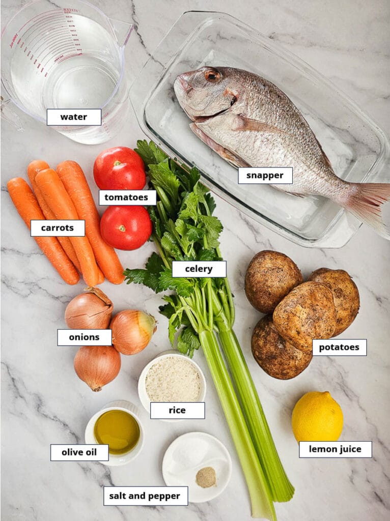 Greek Fish Soup (Psarosoupa) - mum's Greek recipes